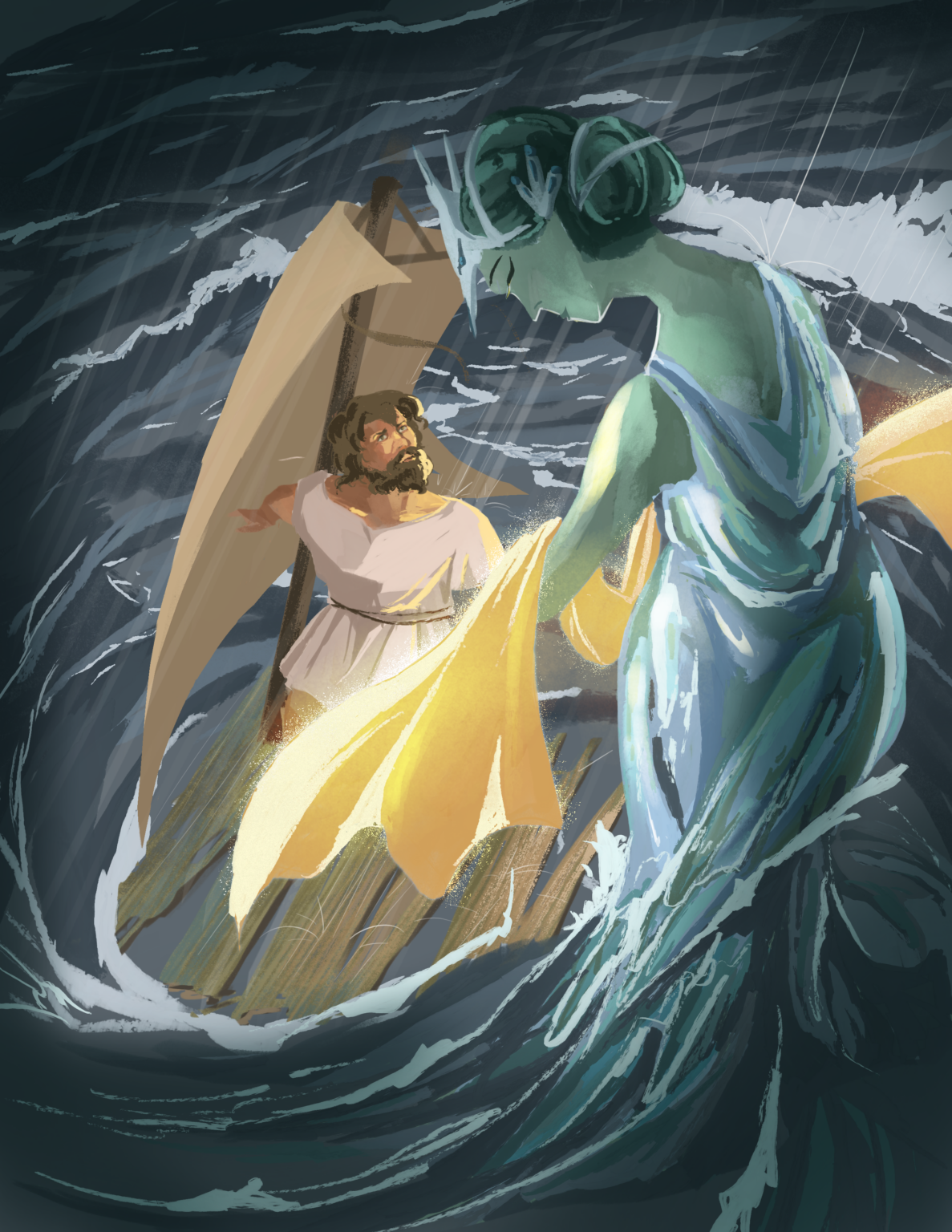 Jennifer Phenix's Students Illustrate Greek Myth - Alchemy